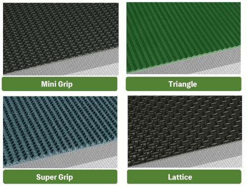 Patterned PVC Conveyor Belt | Inbelts