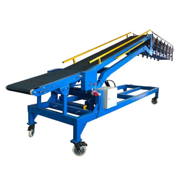 Portable Loading Unloading Conveyor for Container Truck | Inbelts Belt Technology