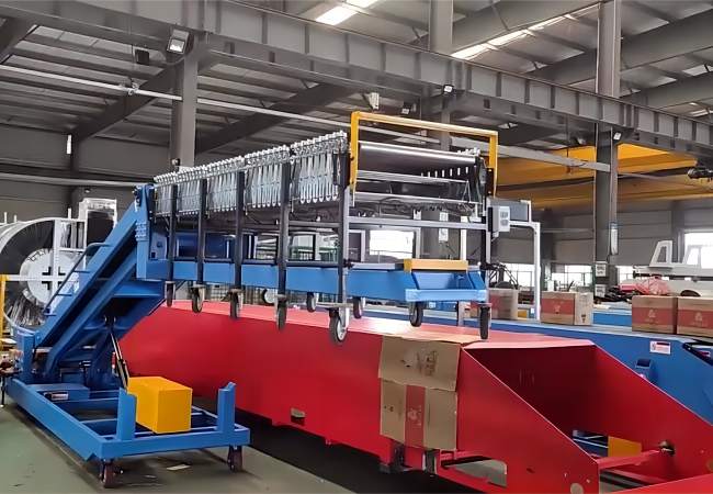 Deckless Truck Container Loading Conveyor | Inbelts