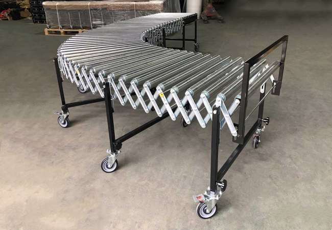 FGRM Flexible Gravity Roller Conveyors | Inbelts